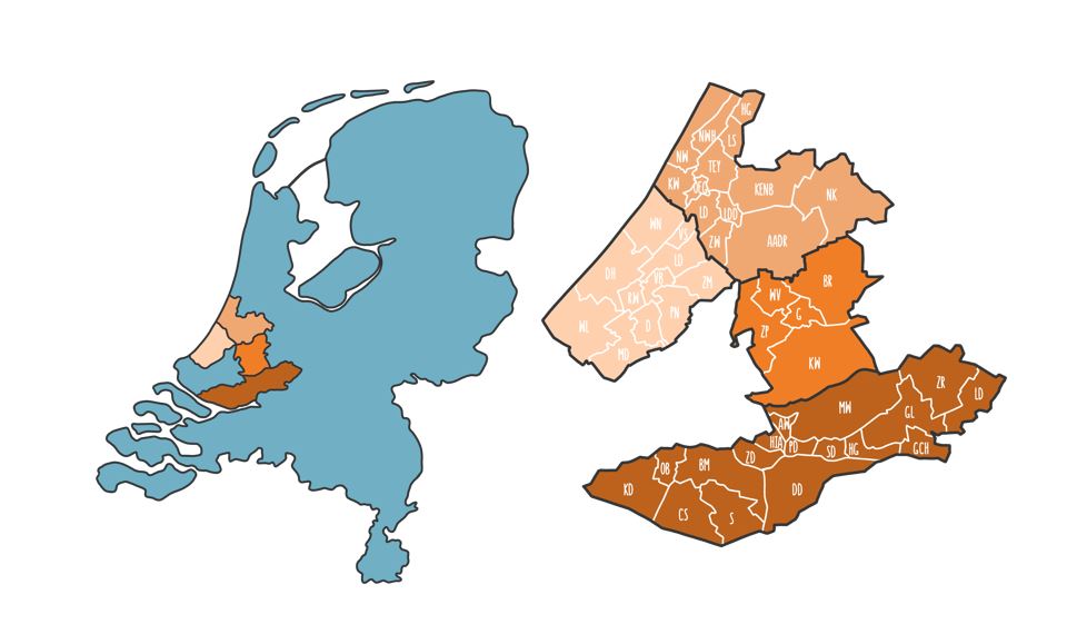 Gemeenten - Jeugdbescherming west